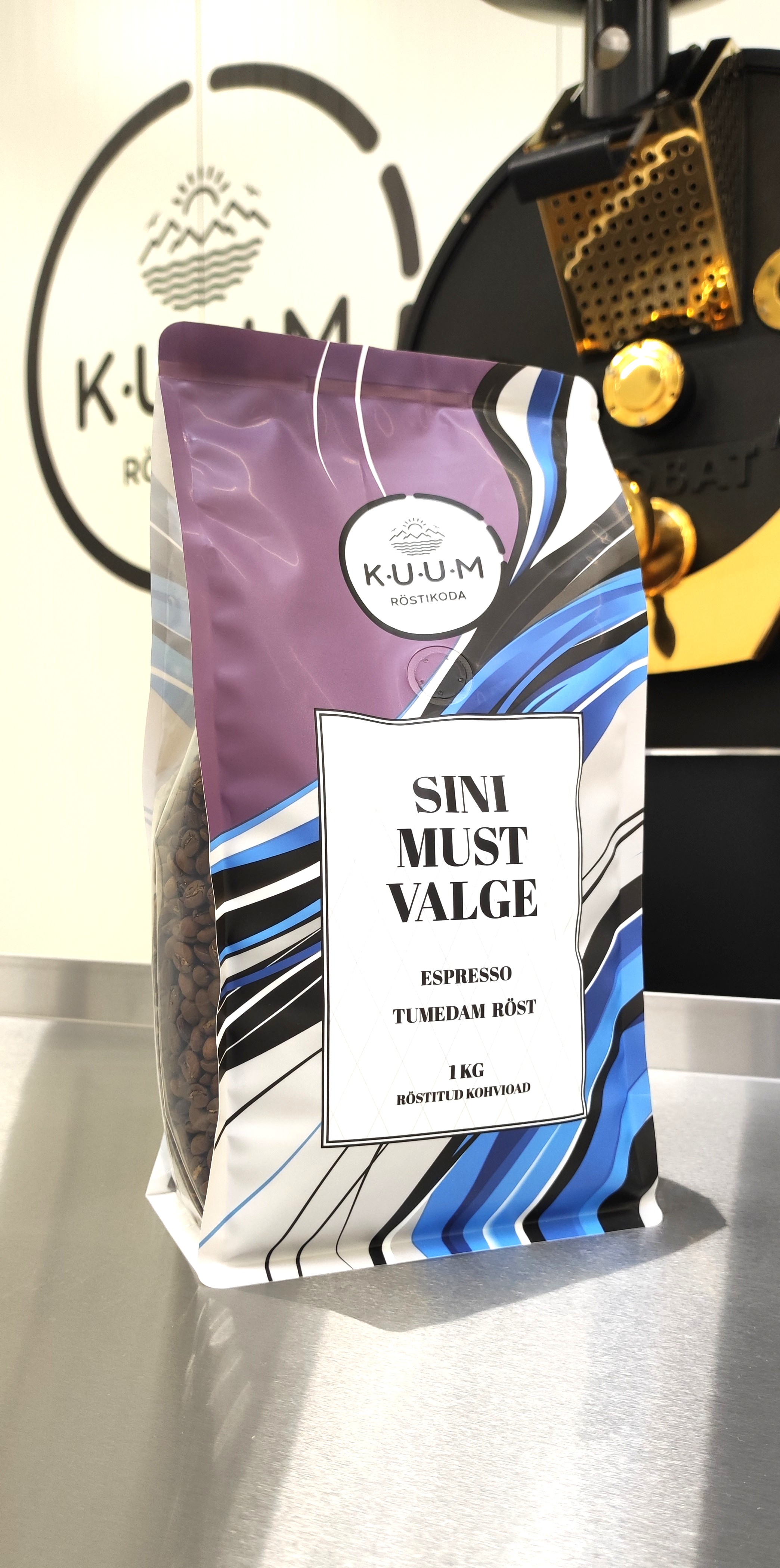 Sini Must Valge Espresso